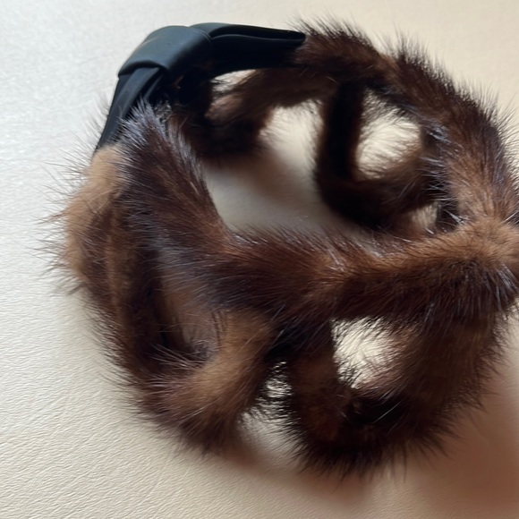 Accessories | Vintage Genuine Mink Fur Crown Hat Headpiece | Poshmark